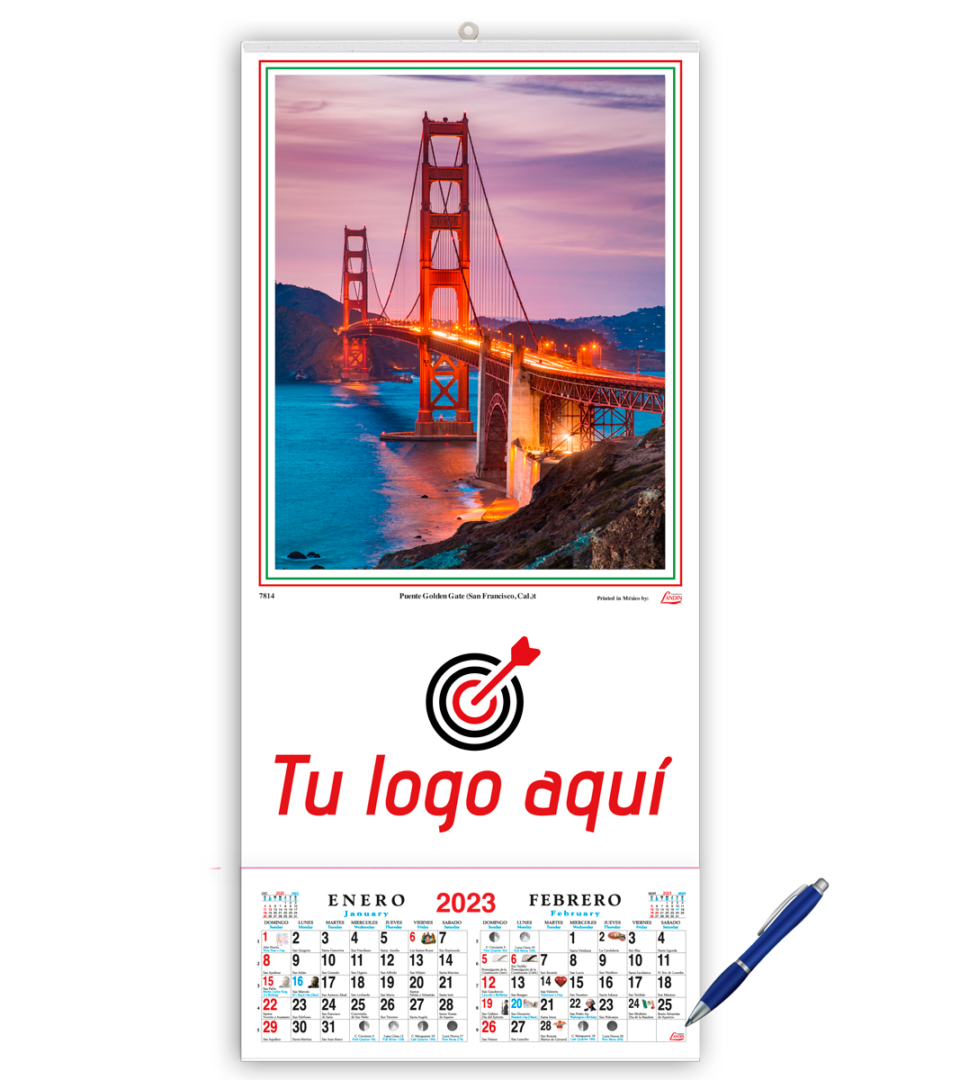 Calendario lujo de escritorio (CLE) – Calendarios Landin