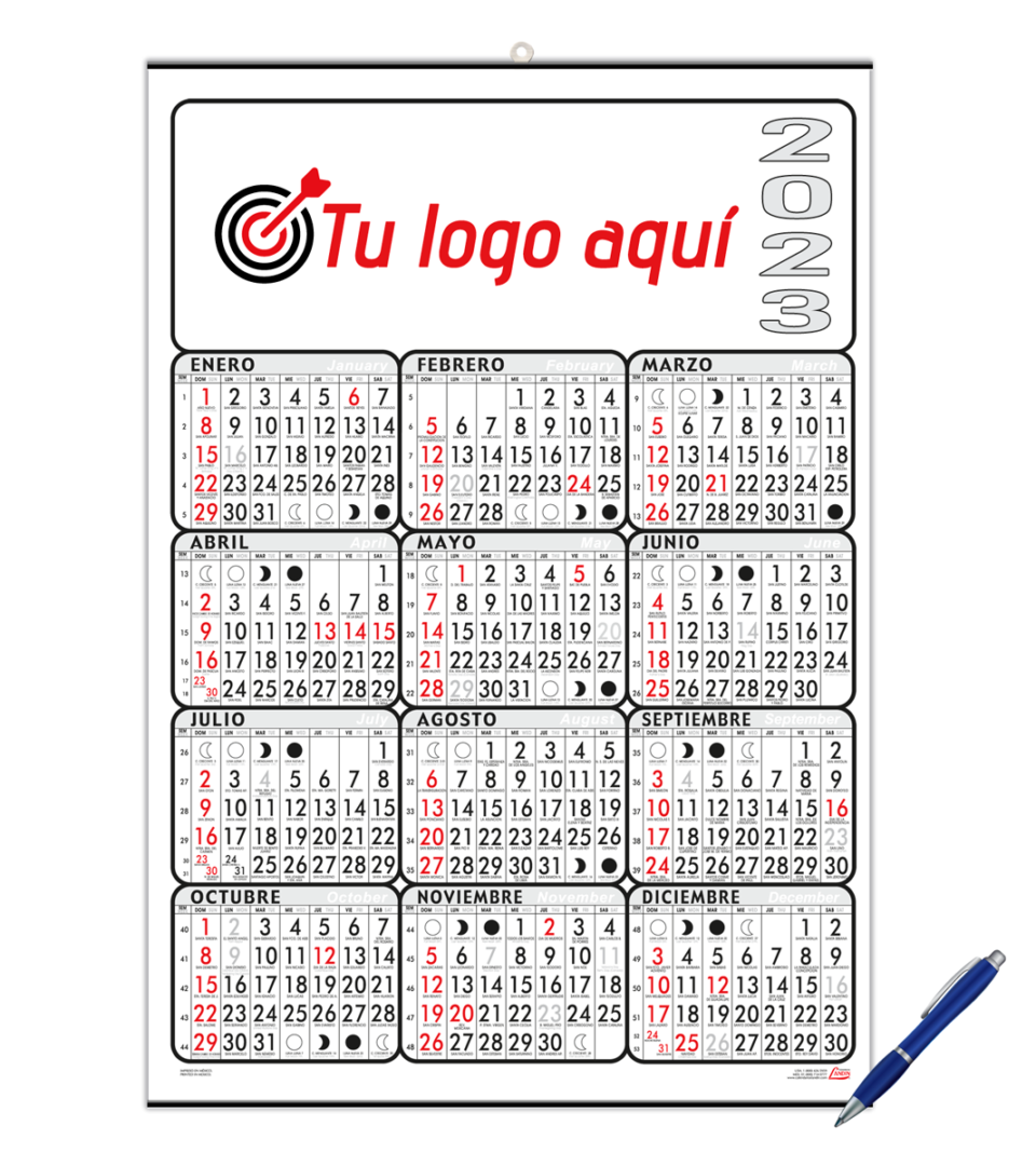 Calendario lujo de escritorio (CLE) - Calendarios Landin
